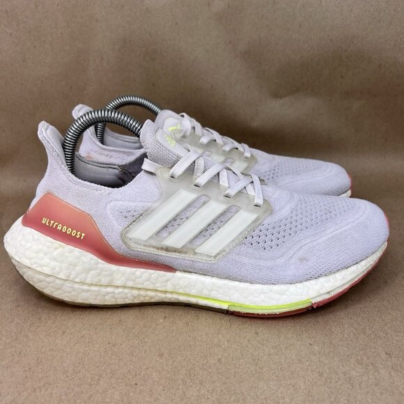 adidas | Shoes | Adidas Ultraboost 2 Running Shoes White Pink Womens ...